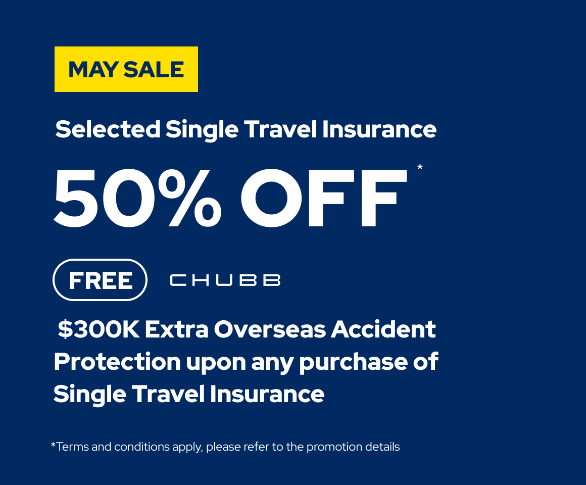 【50% OFF】Single Travel Insurance Special Offer｜HoldCover Travel Insurance